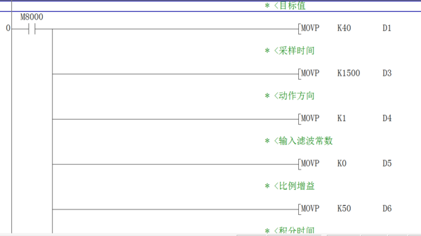 Mitsubishi PLC temperature control ladder diagram example – PLC ONE